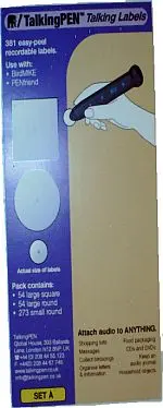 PenFriend 3, sprechende Aufkleber, Markierungssystem
